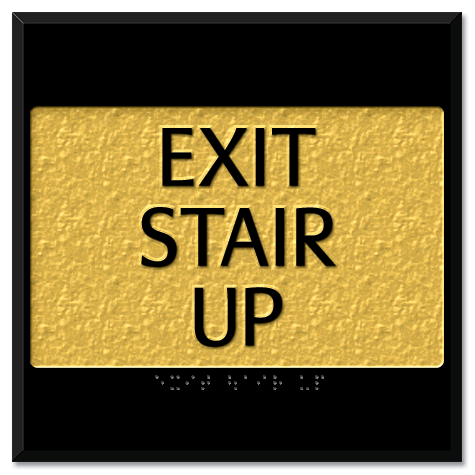 MTMC Sign Store | exit stair up egress sign ca compliant egress signs ...
