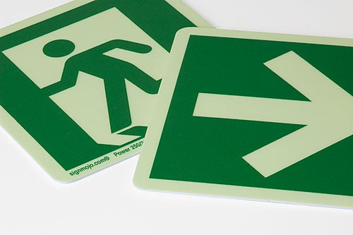 MTMC Sign Store | photoluminescent accessible emergency exit sign life ...